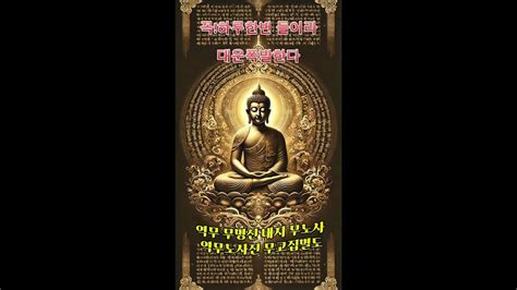 꼭하루한번 듣기만해도 술술술풀린다 힐링 로또소원 소원성취 Love기도문 불교진언대운들어오는불경 大運佛經 소원성취 재물운 Asmr잠자기전듣는 불경