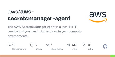 Github Awsaws Secretsmanager Agent The Aws Secrets Manager Agent Is
