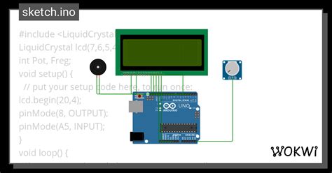 INPUT ANALOG FAIZ XI TE C Wokwi ESP32 STM32 Arduino Simulator