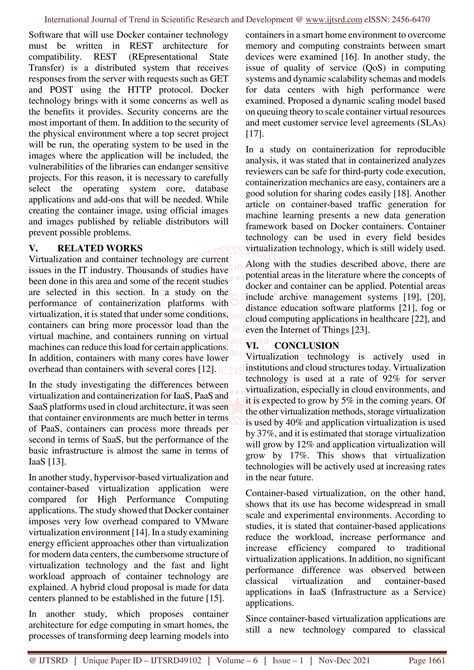 Container Ecosystem And Docker Technology Pdf Cloud Computing Internet