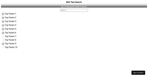 MUI Test Search Codesandbox MUI Test Search Codesandbox