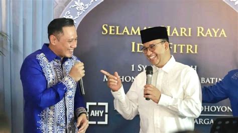 Lebaran Anies Baswedan Silaturahmi Ke AHY