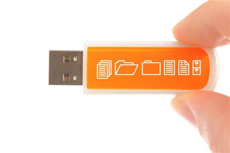 Premium Photo Usb Computer Memory Stick On A White Background