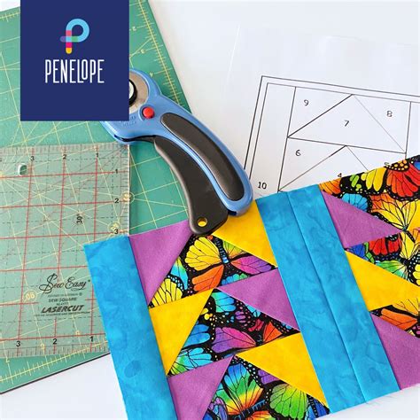 Paper Piecing Technique Pénélope Sewing Machines