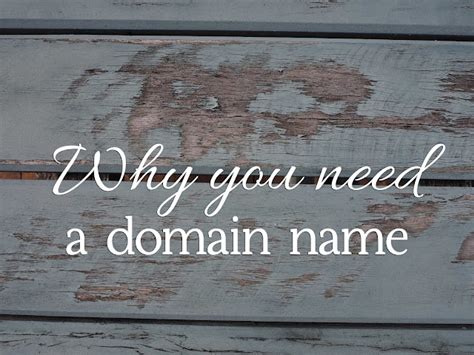 Why You Need Your Own Domain Name Now Life Behind The Purple Door