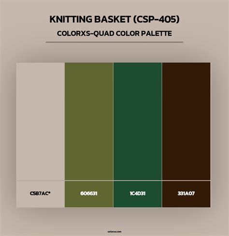 Benjamin Moore Knitting Basket Csp 405 Paint Coordinating Colors And