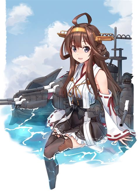 Kongou And Kongou Kai Ni Kantai Collection Drawn By Minosu Danbooru
