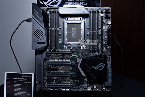 Asus Shows Rog X399 Zenith Extreme And X370 Crosshair Vi Extreme
