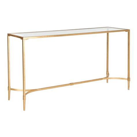Nala Gold Metal And Glass Console Table By World Market