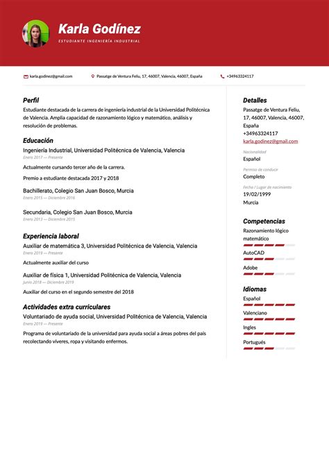 Cómo hacer un Currículum sin experiencia laboral Ejemplos GRATIS