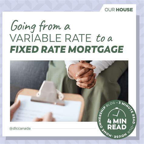 Going From A Variable Rate To A Fixed Rate Mortgage Dominion Lending Centres