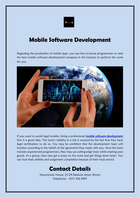 Ppt Mobile Software Development Powerpoint Presentation Free