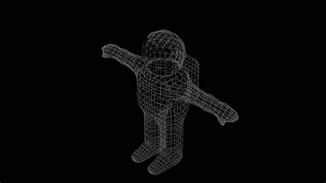 Маленький Астронавт Lowpoly Стилизованный Персонаж 3d Модель 10 Unknown Blend Dae Fbx