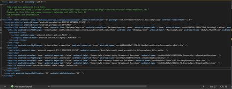 Issues Amm0000 Error In The Androidmanifest · Issue 9118 · Dotnetmaui