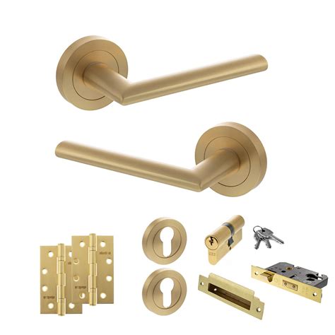Status Alabama Door Handle Pack Euro Lock Set 25 Ce Sashlock 4