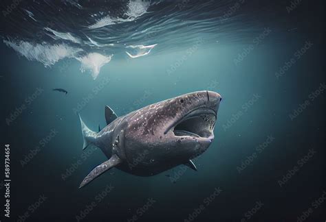 Greenland Shark Encounter Somniosus Microcephalus Deep Sea Shark