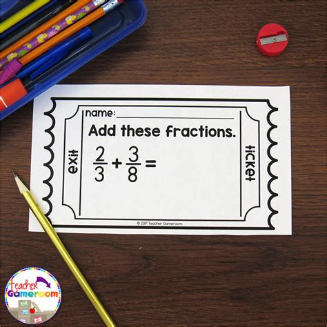 How To Use Exit Tickets In The Classroom Teacher Gameroom