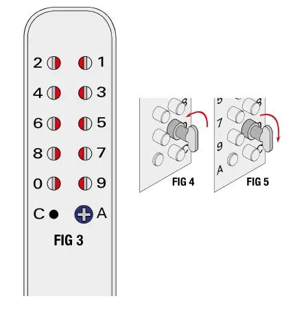 CODELOCKS CL Easicode Tubular Mortice Latch Instructions
