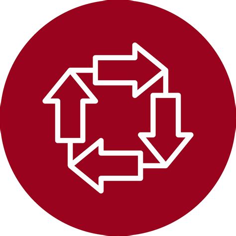 Counter Clockwise Arrows Outline Circle Icon 40887708 Vector Art At