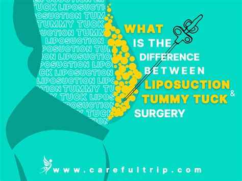 What Is The Difference Between Liposuction And Tummy Tuck Surgery