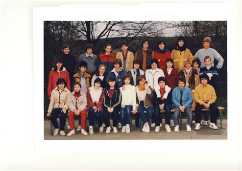 Photo De Classe 3°7 De 1982 Collège Juliette Adam Copains Davant