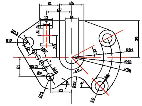六张cad练习图带讲解 适合新手练习 搜狐大视野 搜狐新闻