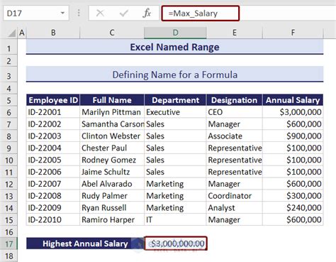 How To Create Named Range In Excel 4 Suitable Methods Exceldemy