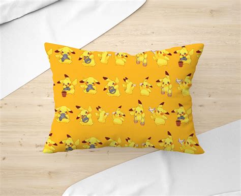 Pikachu Pokemon Anime Pillow Case The Engrave Slave