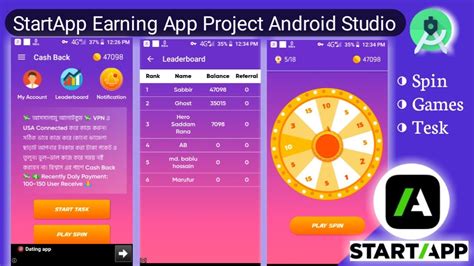 Startapp Ads Earning App Android Studio Project Make Startapp Ads