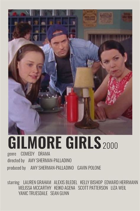 Gilmore Girls Poster By Cari Девочки гилмор Фильмы Счастливые таблетки