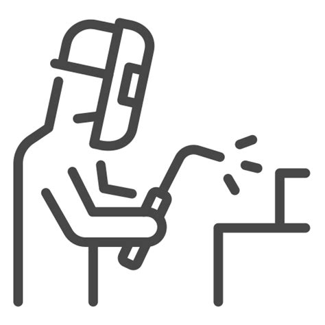 Welding Weld Welder Metalwork Worker Repair Arc Icon Download