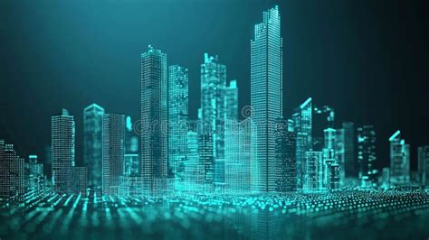 This Concept Shows Big Data Connected By Abstract Dots Connected By Gradient Lines And Intricate