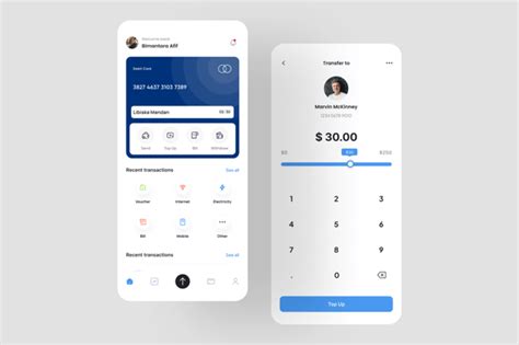 financy e wallet app ui kit ux and ui kits ft app and mobile envato