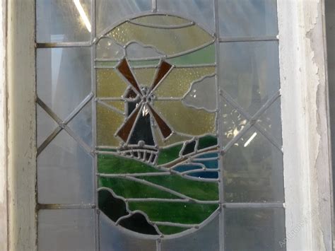 Antiques Atlas Deco Stainedlead Glass Window