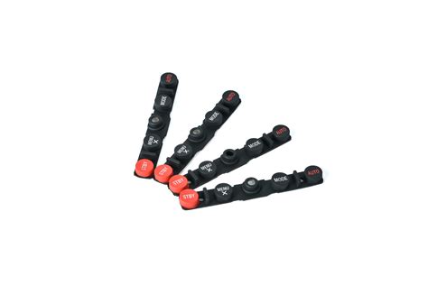 Customized Blank Keypad Flexible Key Overlay Rubber Button Keypads Keyboards Silicone Rubber