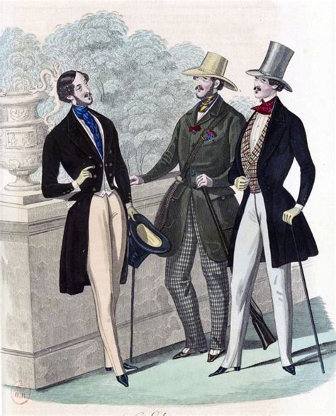 Gallery Of Victorian Mens Fashion From 1837 1843 Susanna Ives