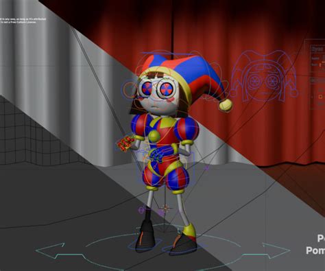 Artstation Blender 3d｜pomni 3d Model Game Assets