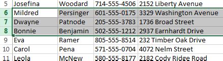 Excel 2013 Modifying Columns Rows And Cells