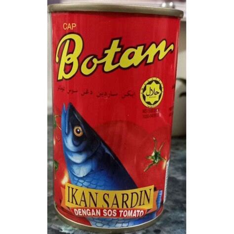 Jual Ikan Sardin Botan Sarden Ikan Saus Tomat Malaysia 155gr Ikan