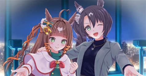 ウマ娘プリティーダービー 【skeb】緑の目の音符の髪飾りの少女 てらおーのイラスト Pixiv