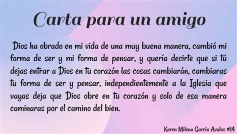 Carta Para Un Amigo Carta Creativa