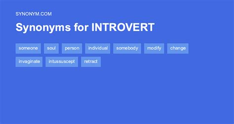 Another Word For Introvert Synonyms And Antonyms