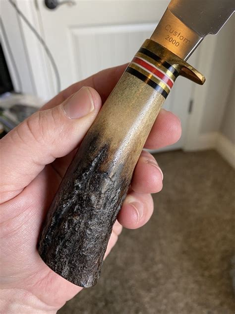New Vintage Marbles Mike Stewart Era Bark River Knives Trailcraft Stag Carver Ebay