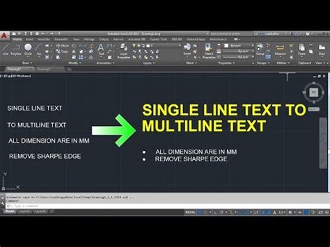 AutoCAD Single Line Text To Multiline Text Video Lecture A Complete Guide To AutoCAD English