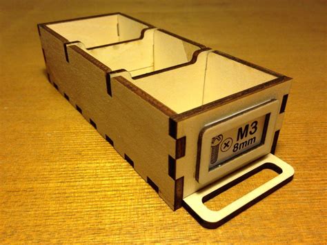 Customizable Parts Box By Mutsuki Thingiverse Cnc Router Puzzle