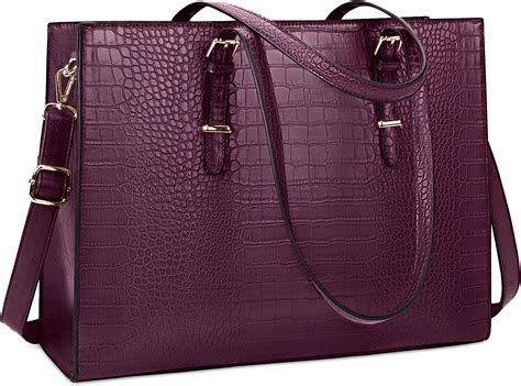 Laptop Bag For Women 15 6 Inch Laptop Tote Bag Leather
