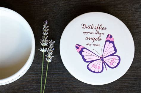 Large Cremation Urn Personalized Butterfly Memorial Keepsake Box