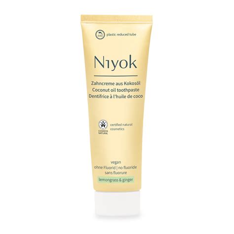 Buy Niyok Toothpaste Coconut Oil Lemongrass And Ginger Maison Santé
