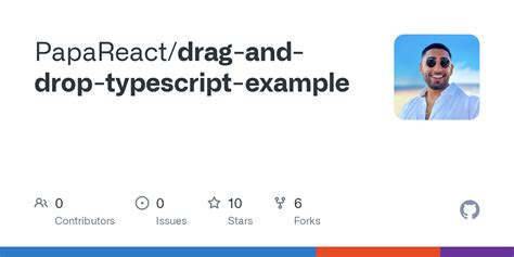 Github Papareactdrag And Drop Typescript Example