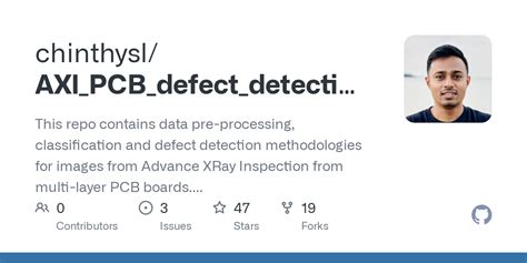 Github Chinthyslaxipcbdefectdetection This Repo Contains Data